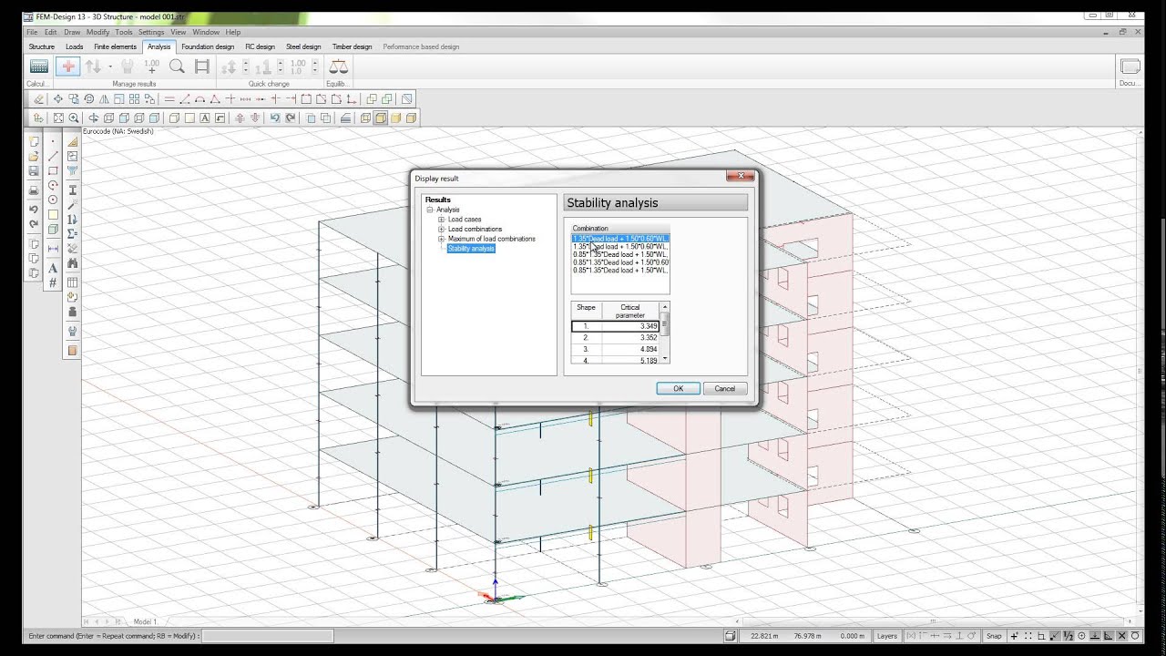 FEM-Design Basic Course - Stability Analysis - YouTube