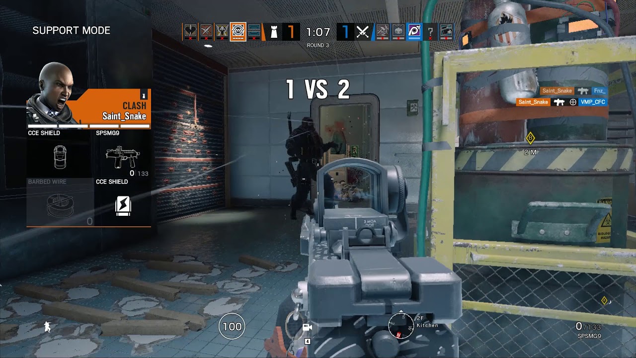 Tom Clancy's Rainbow Six Siege - Clash clutches 3v1 - YouTube