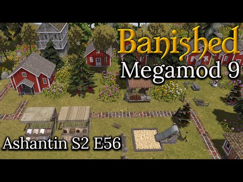 Banished Megamod 9 S2 E56 The Most Colourful Build Ever - YouTube