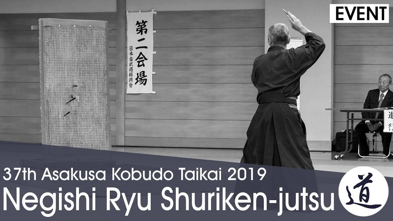 Negishi Ryu Shuriken-jutsu - Tomabechi Yoshimi - 2019 Asakusa Kobudo ...