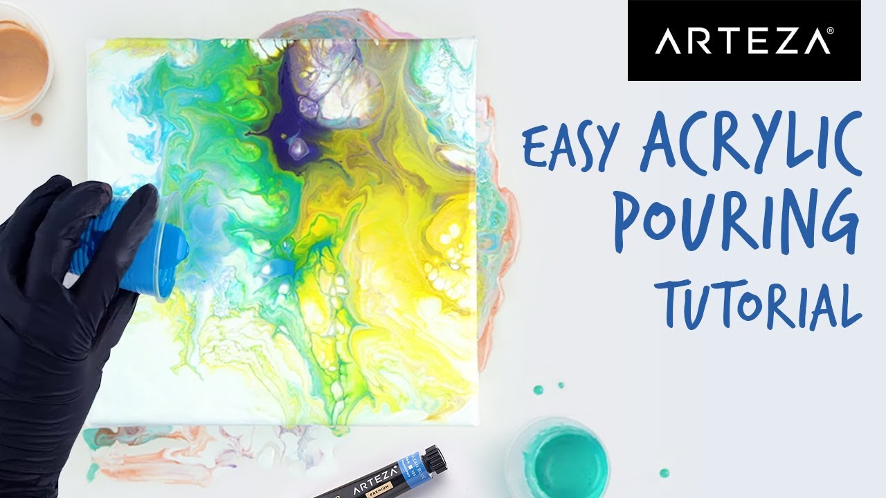 Learn How to Make Acrylic Pouring Art with This Simple Step-by-Step ...