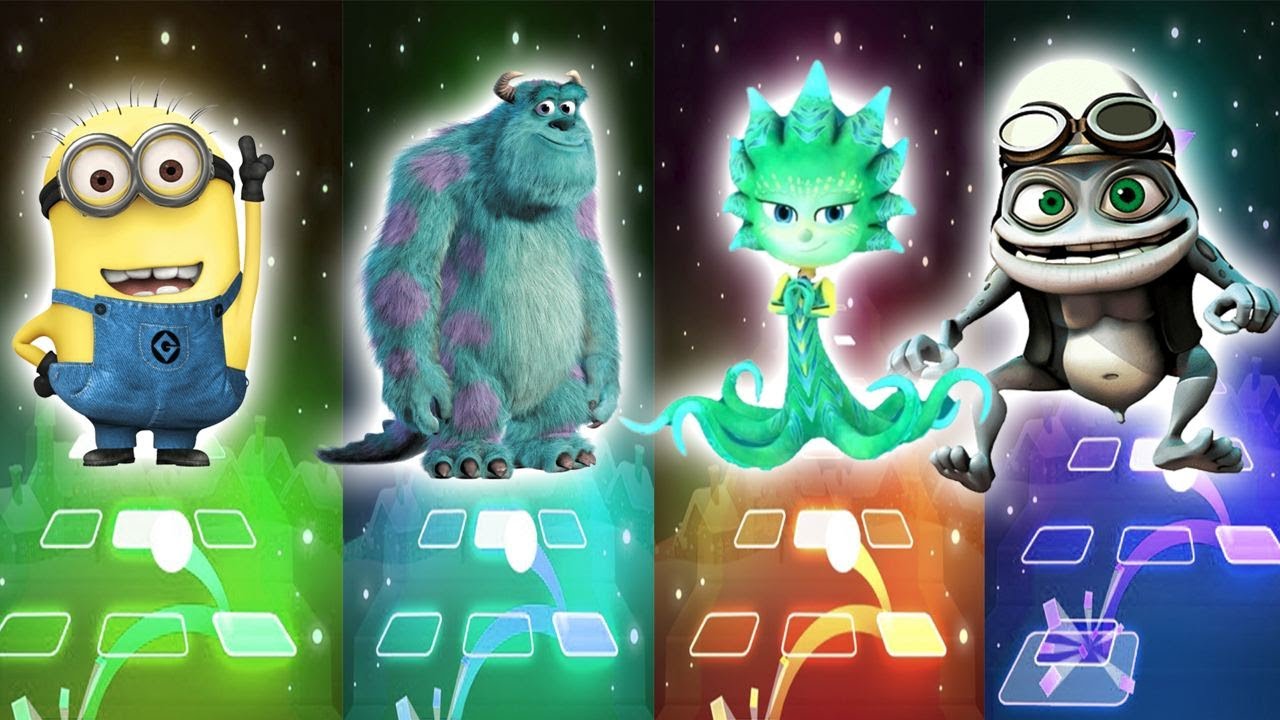 minions 🆚 monsters inc 🆚 octobella 🆚 crazy frog - YouTube
