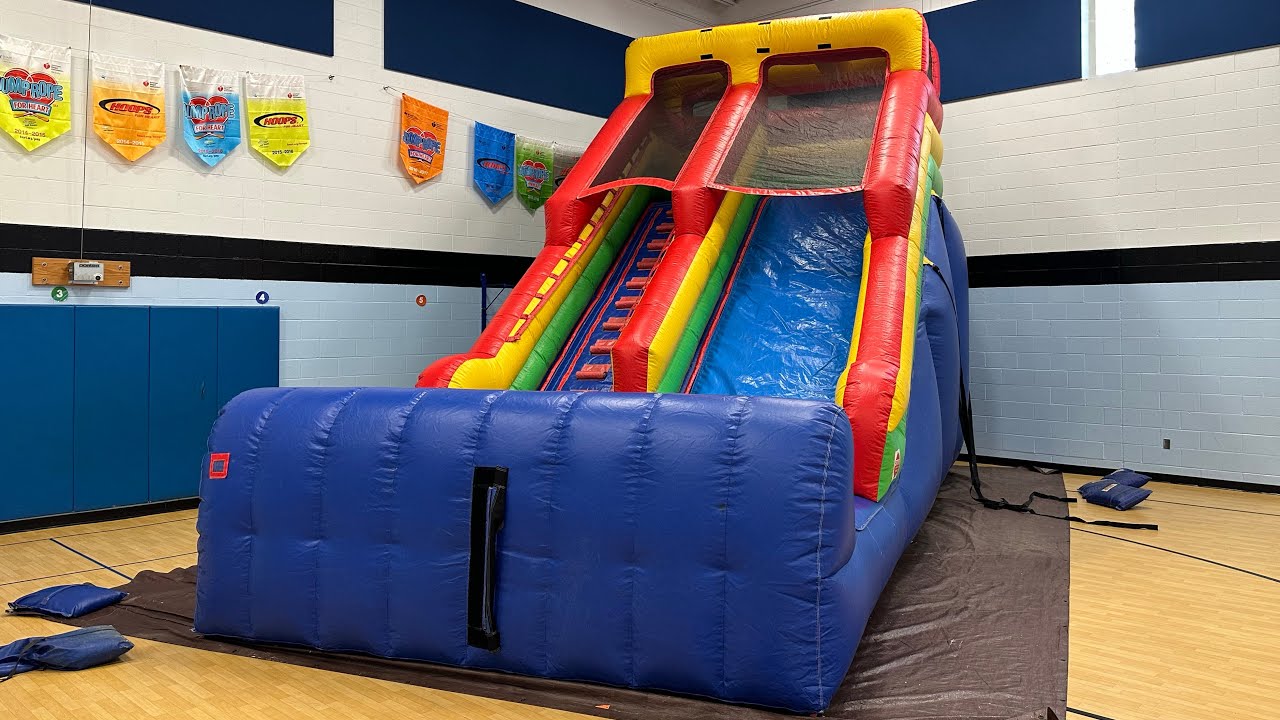 South Jersey's 18ft Dry Only Single Lane Slide - YouTube