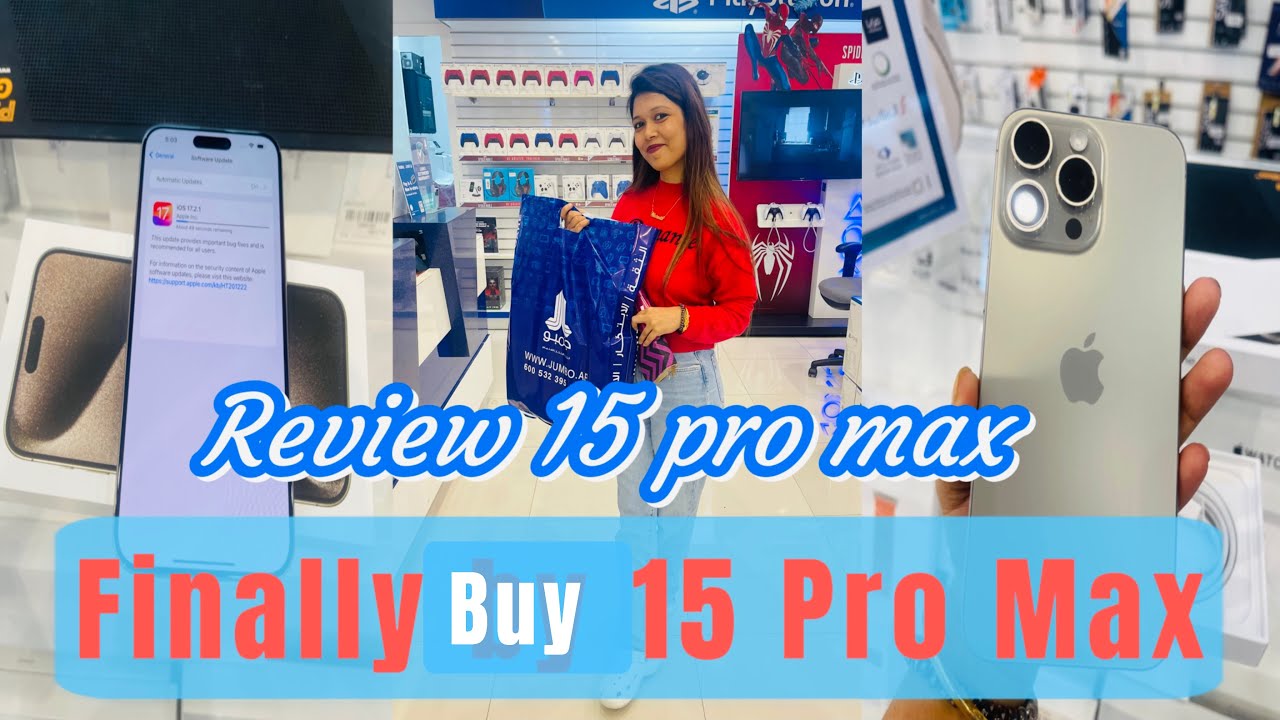 Unboxing 15 Pro Max || Review 15 Pro Max || Finally Buy 15 Pro Max ...