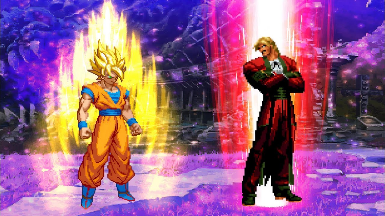 [DBZ vs KOF] Goku-Hell vs Rugal Bernstein - YouTube