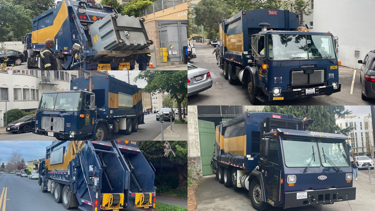 CAL Garbage Truck Compilation - YouTube