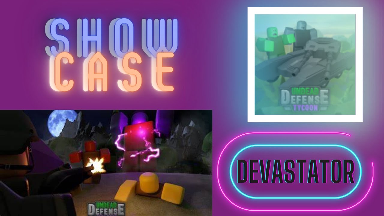 NEW DEVASTATOR SHOWCASE & REVIEW | Roblox Undead Defense Tycoon | #roblox #showcase #review ...