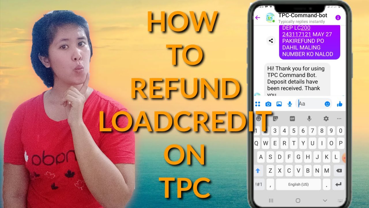 How to HELP COMMAND/REFUND LOADCREDIT on TPC|Lovelyn Enrique - YouTube