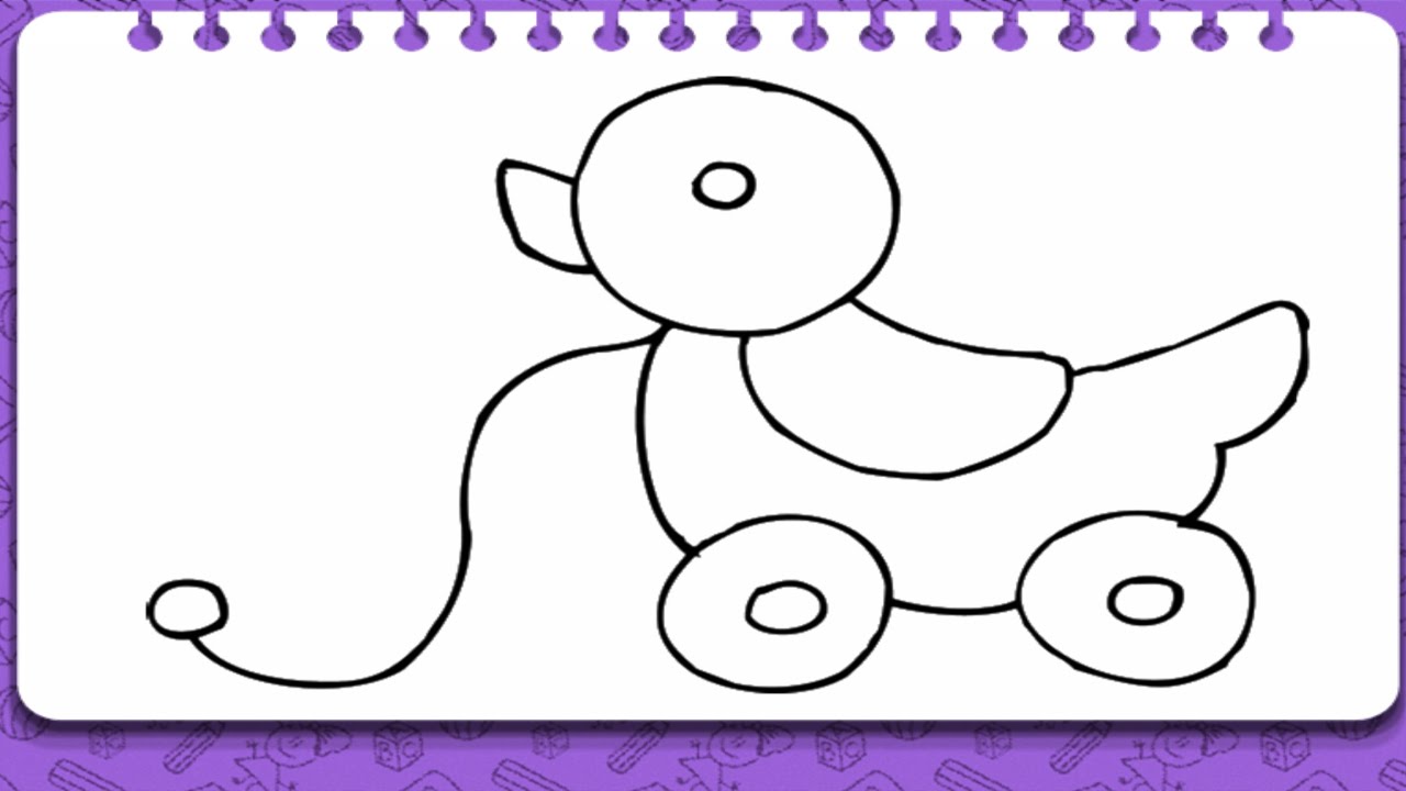 coloring pictures of toy ducks - YouTube