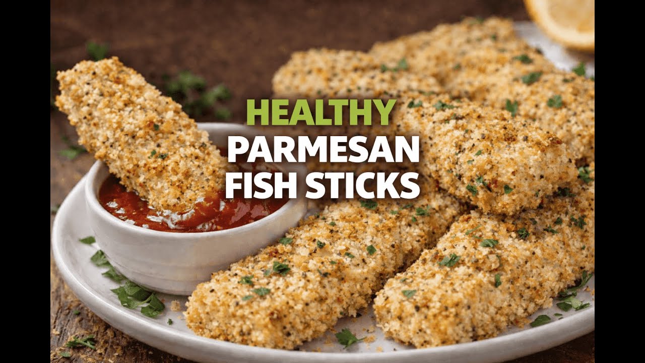 Crispy Baked Panko Parmesan Fish Sticks - YouTube