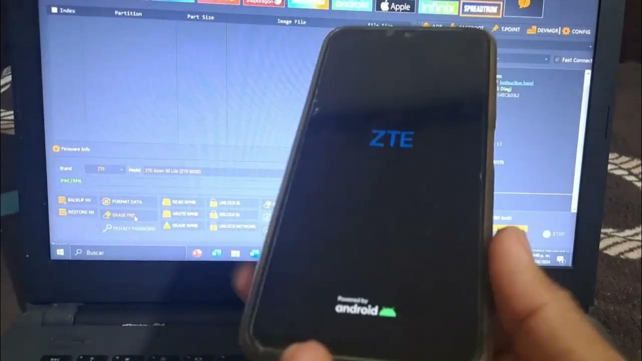 Eliminar FRP Axon 50 Lite/ Cuenta Google Con Unlock Tool - YouTube