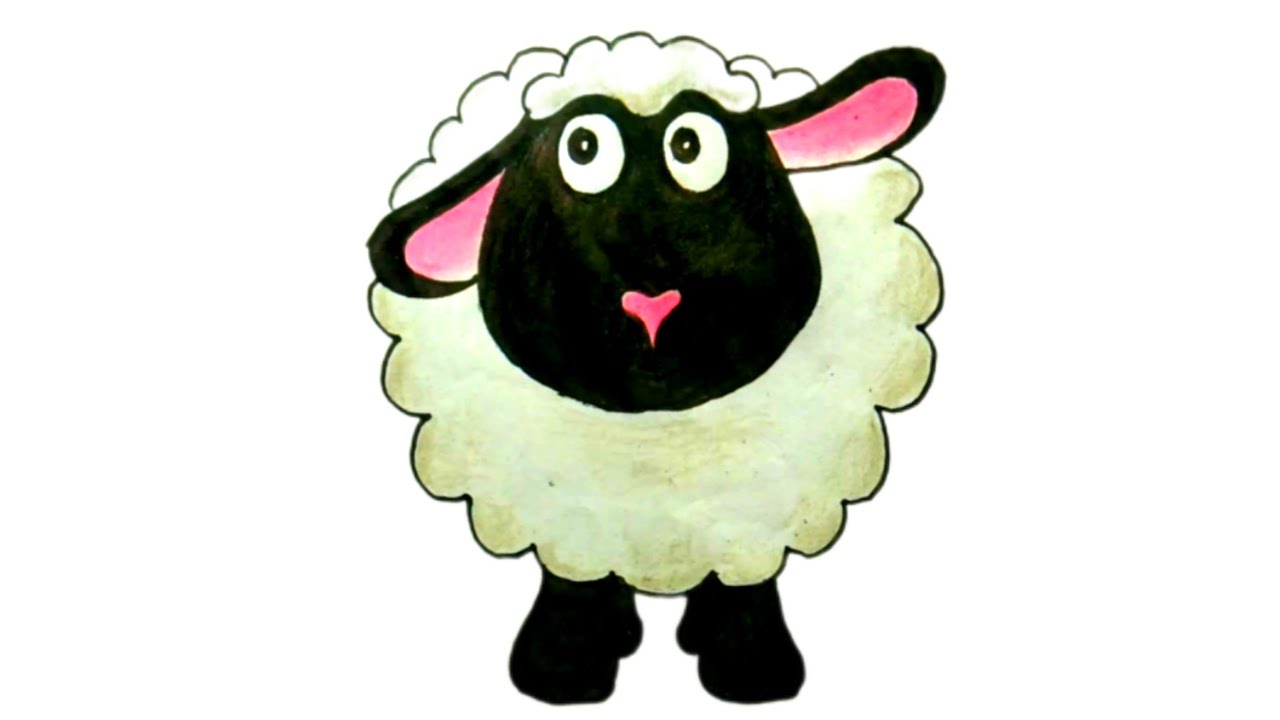 How to draw Sheep 🐏# Sheep Drawing Step by step..... - YouTube