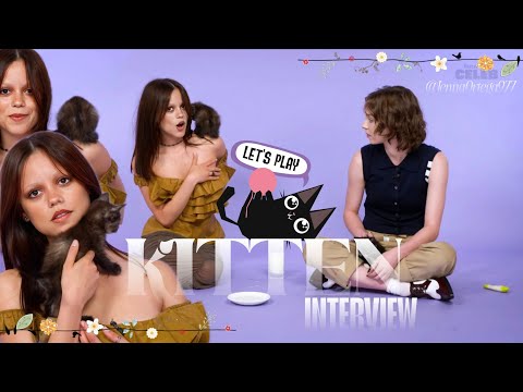 Jenna Ortega and Emma Myers: The Kitten Interview #interview #jennaortega #emmamyers 