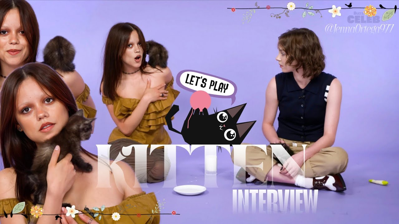 Jenna Ortega and Emma Myers: The Kitten Interview #interview # ...