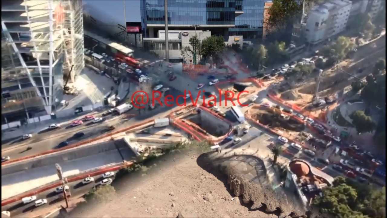 Obras en Río Mixcoac e Insurgentes - YouTube