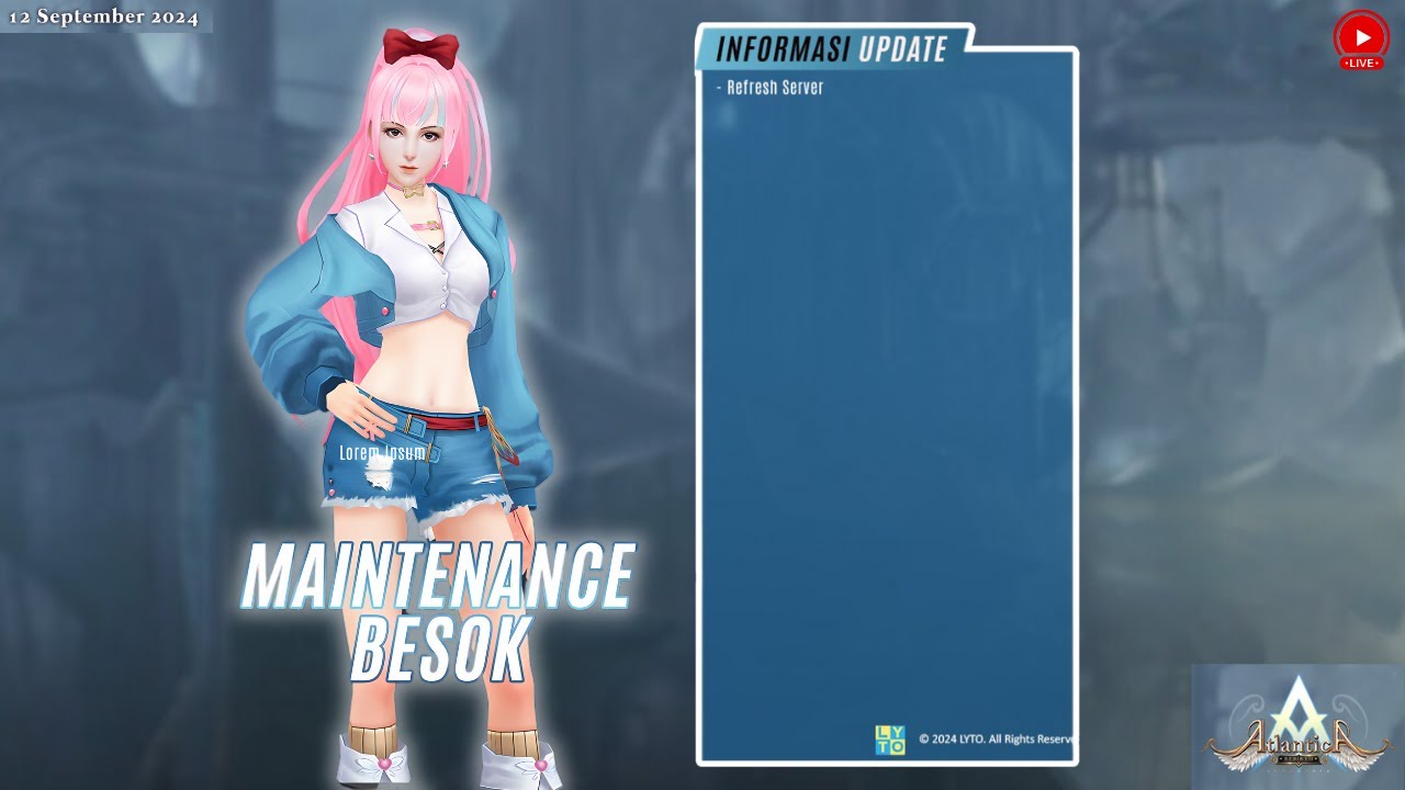 BESOK MT REFRESH SERVER | ATLANTICA REBIRTH INDONESIA - YouTube
