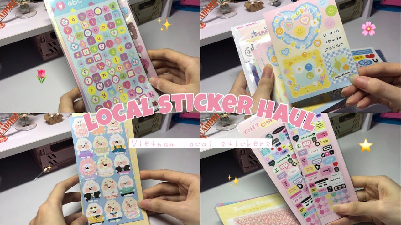 sticker haul | Vietnam local sticker: La cotte, Laburi, Tia Room ...