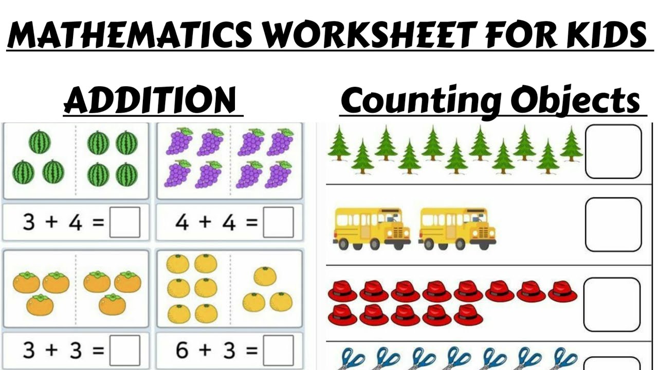 Singapore Math Kindergarten Worksheets Math Worksheet Kindergarten
