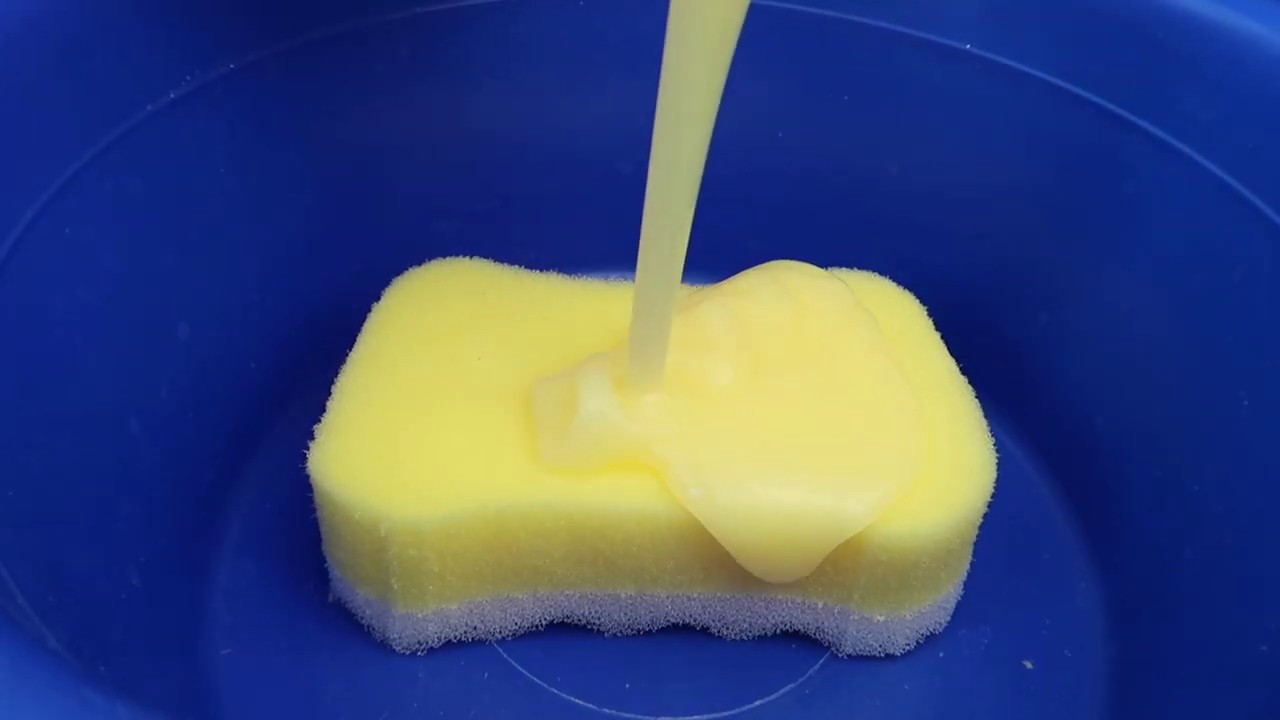 ASMR SPONGE || Sponge squeezing || Soapy, water, sponge sounds - YouTube