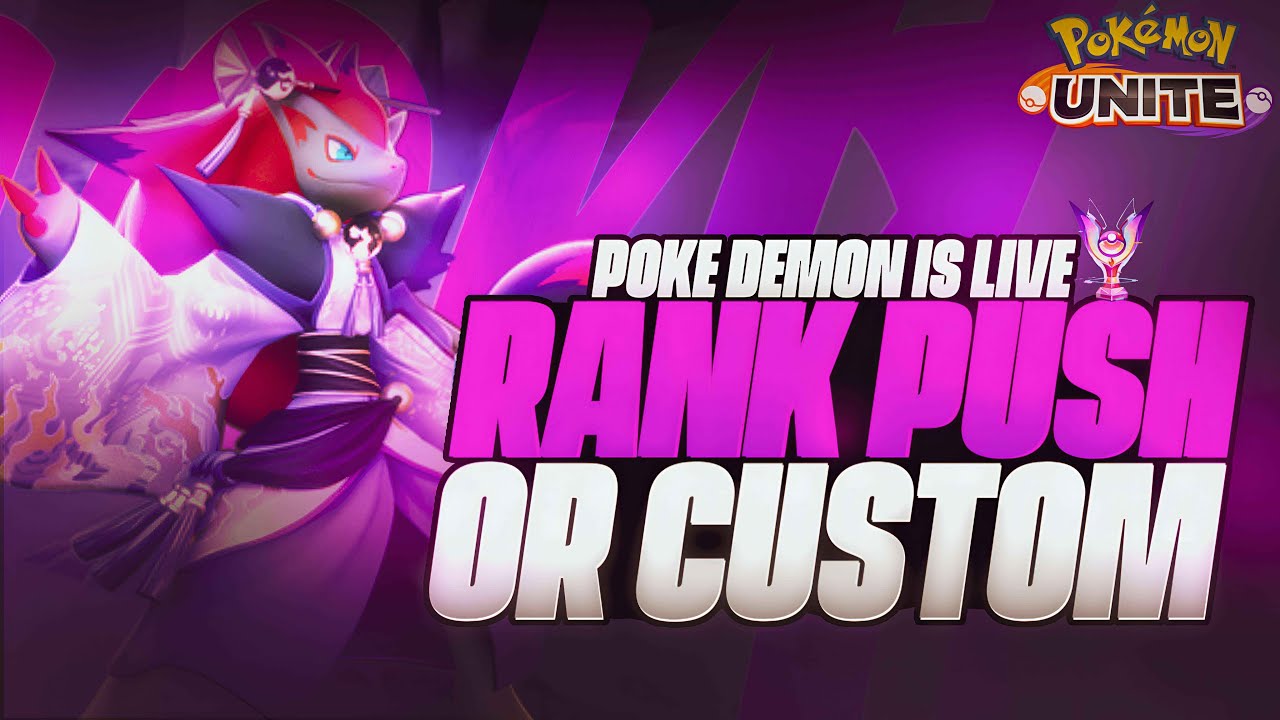 Poke DeMon is live! | Pokemon Unite live stream | Pokemon Unite live ...