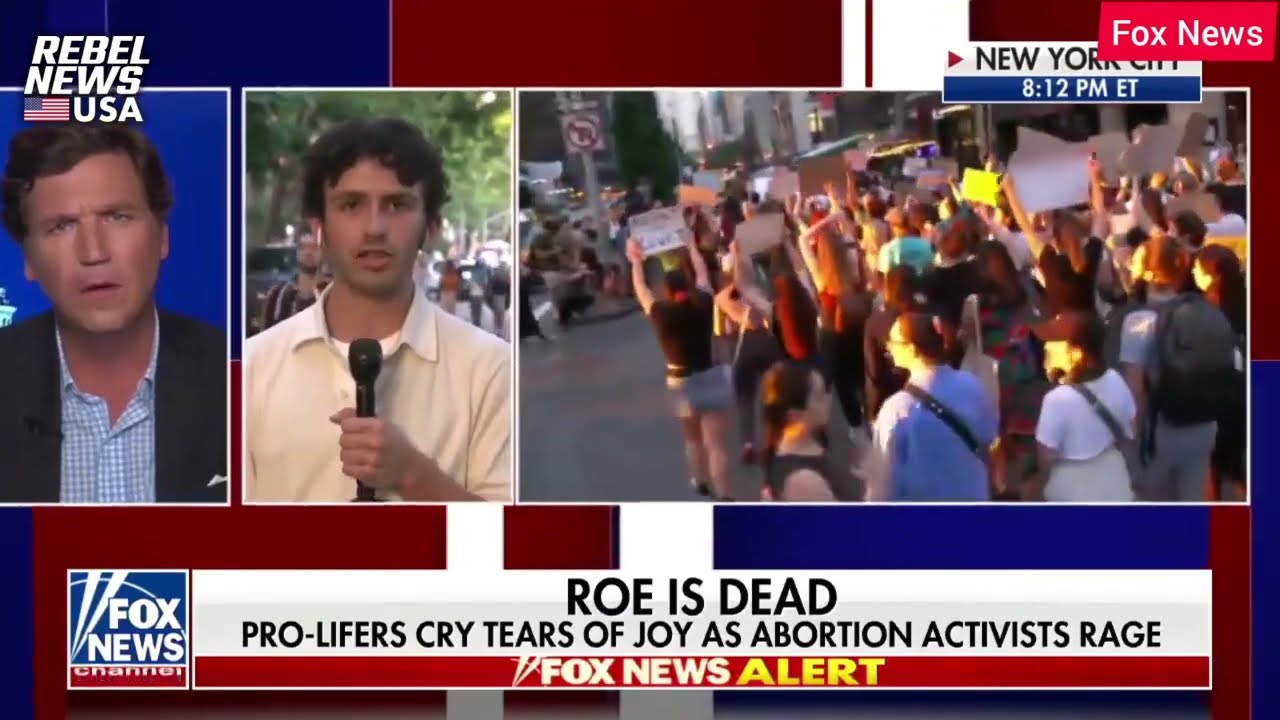 Jeremy Loffredo joins Tucker Carlson | Roe v Wade protests in New York ...