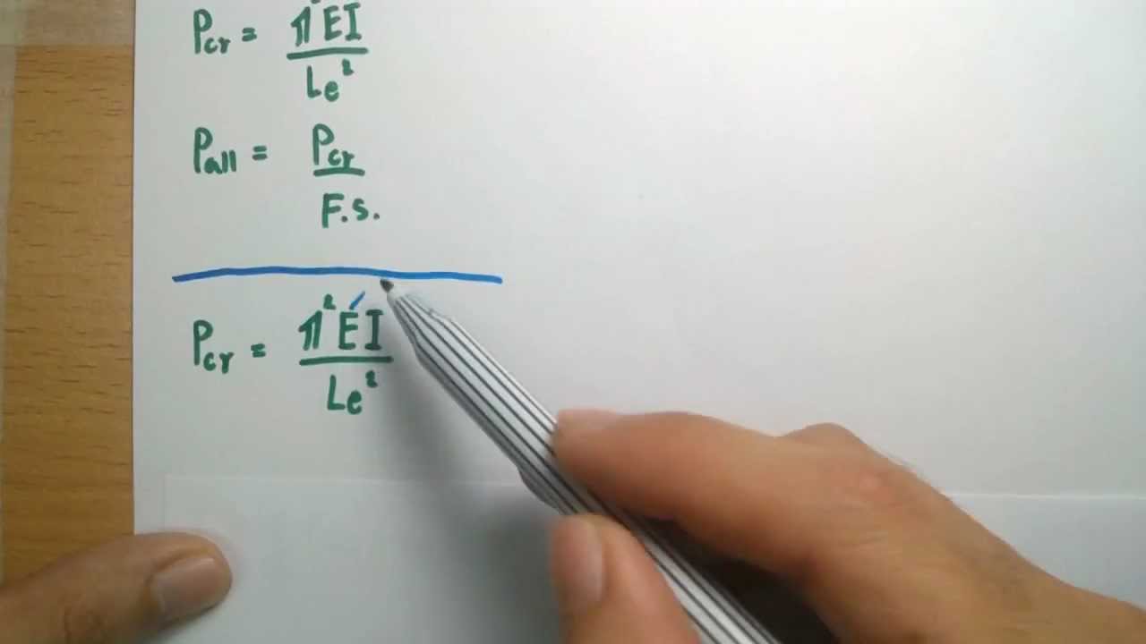 [TH] Extension of Euler's formula to column with other end condition 2 ...