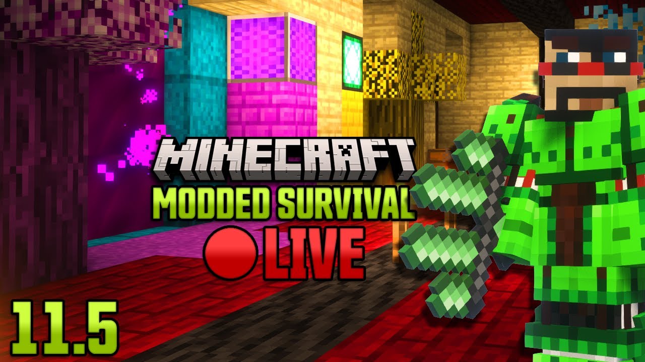 Pretty Portals | Minecraft Modded Survival Ep. 11.5 - YouTube