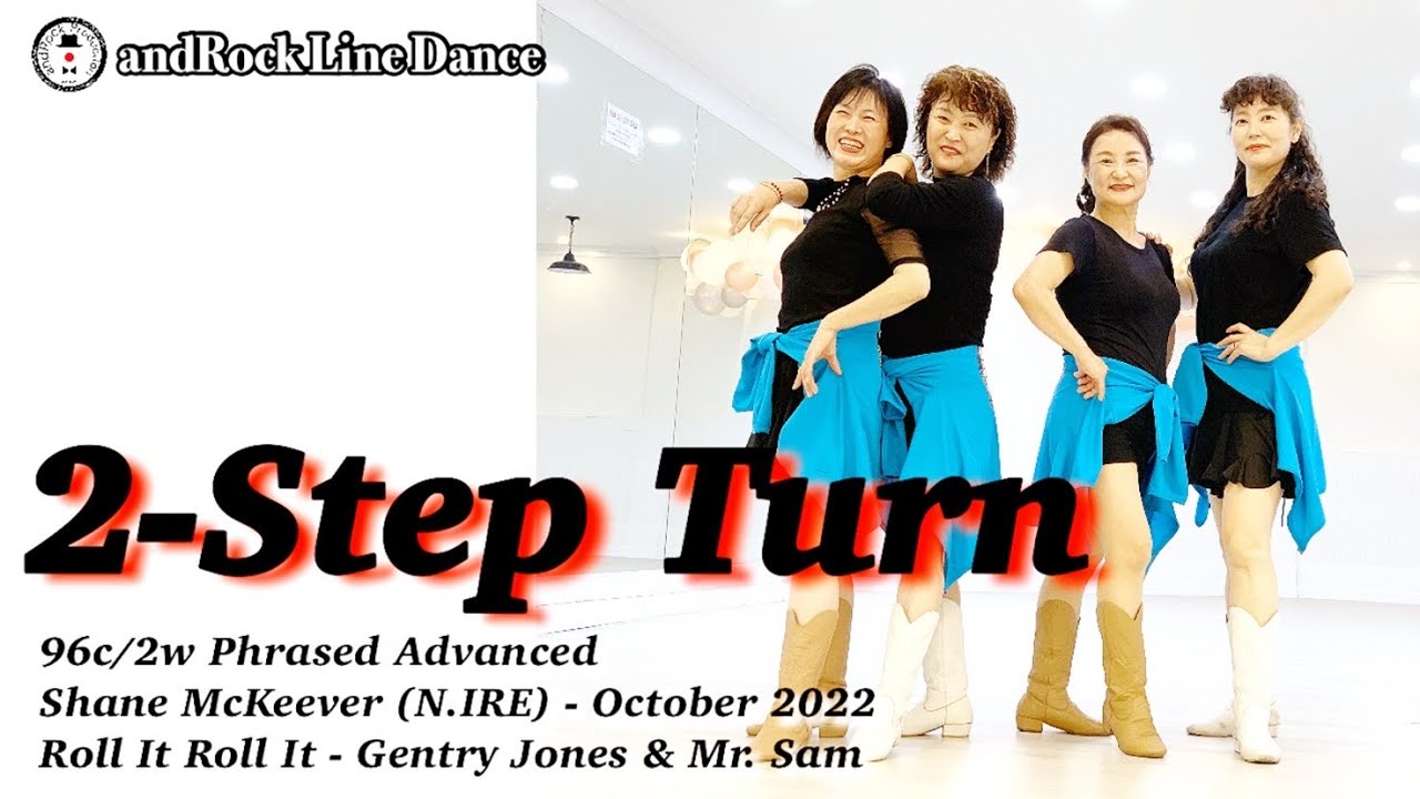 2-Step Turn Line Dance(Phrased Advanced) - Demo - YouTube