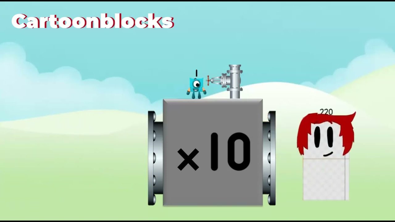 Cartoonblocks machine multiplication - YouTube