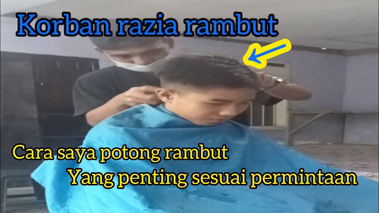potong rapi anak sekolahan #potongrambut #pangkasrambut - YouTube