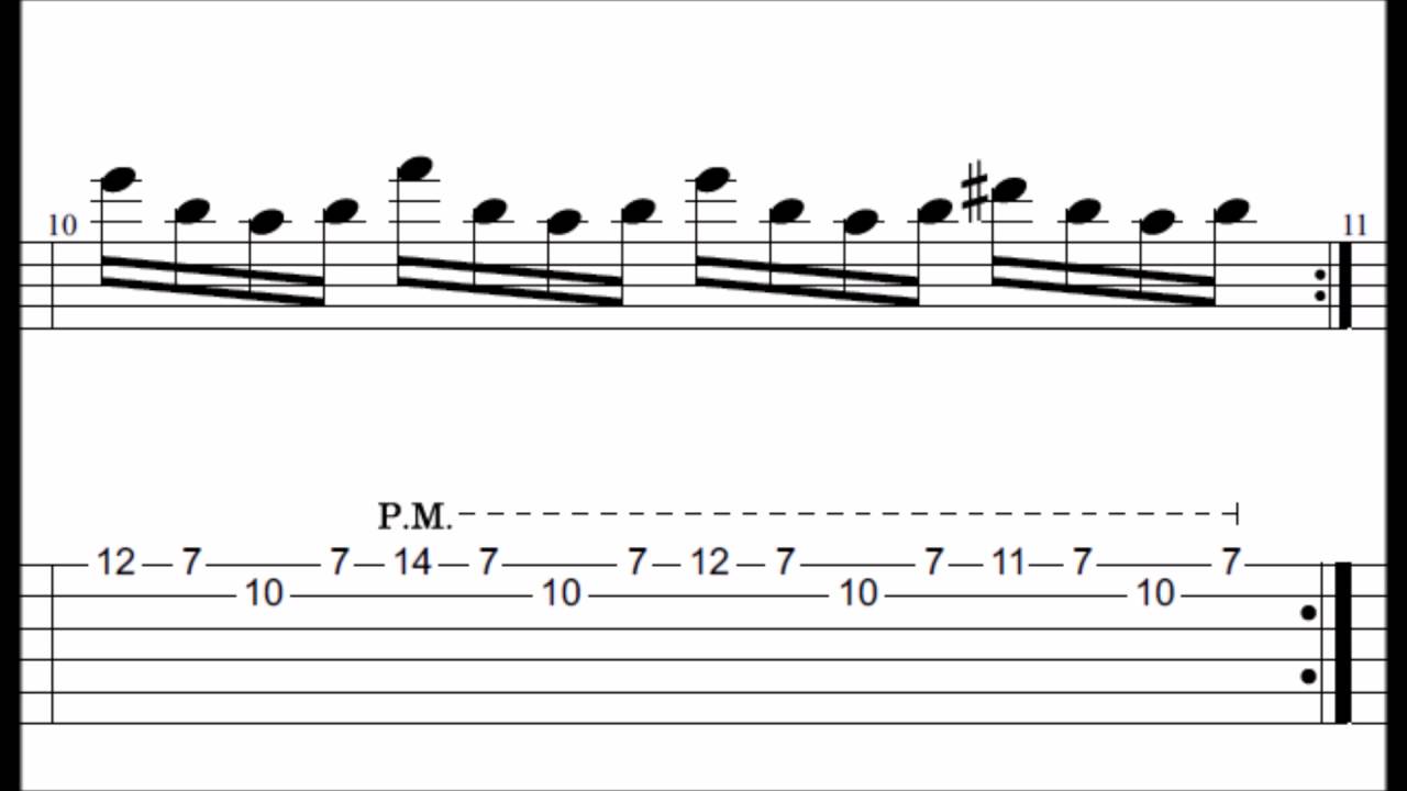 Open String NeoClassical Guitar Exercise Difficulty: Intermediate 9/10 ...