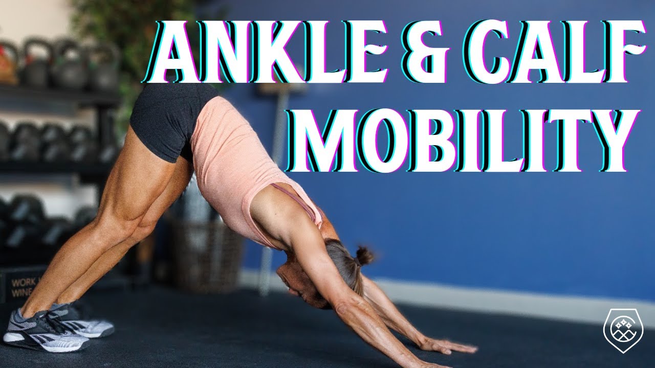 Exercises to improve ankle and calf mobility - YouTube