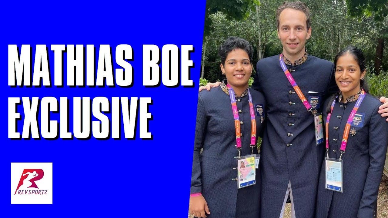 Mathias Boe candid with RevSportz from #allenglandopen2023 - YouTube