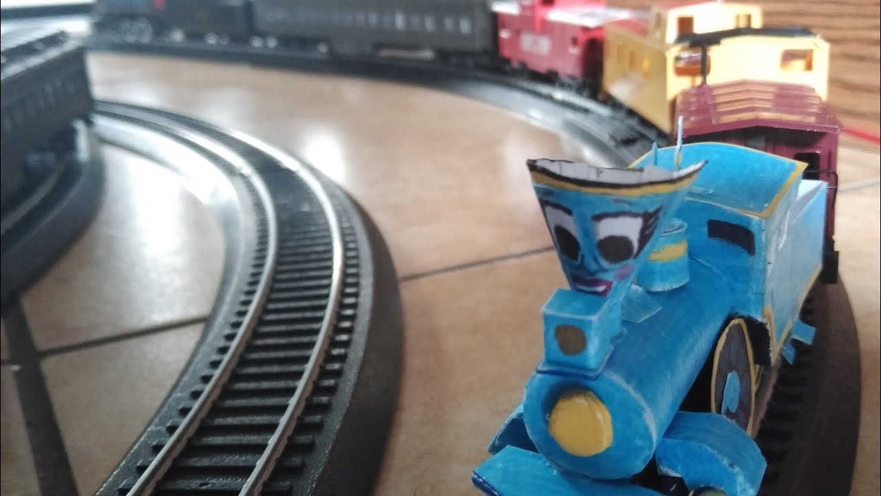 paper model ho scale GSMR/Strasburg little engine that could dummy unit ...