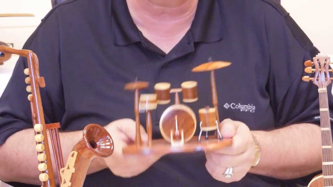 Handcrafted Mahogany Natural Wood Music Instruments - YouTube