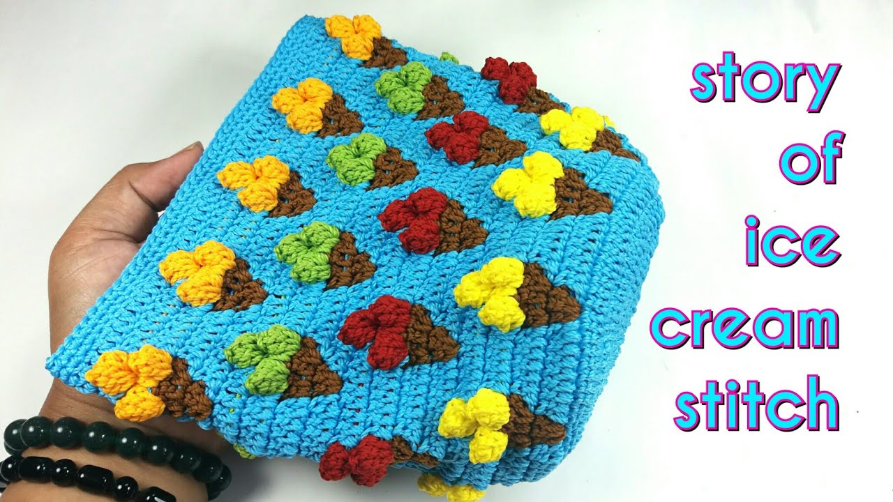 Ice cream stitch - YouTube