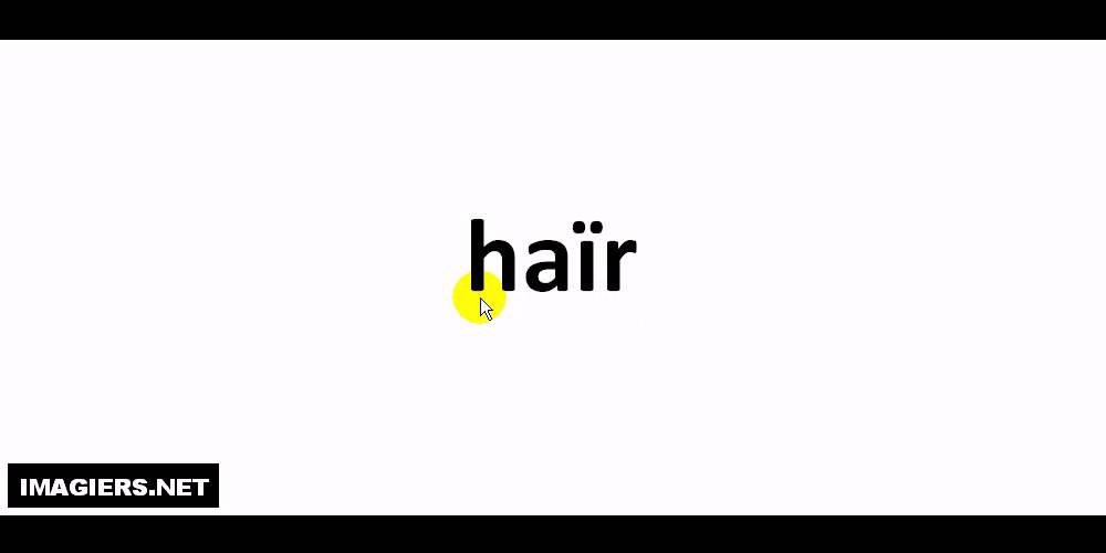 Prononciation = haïr - YouTube