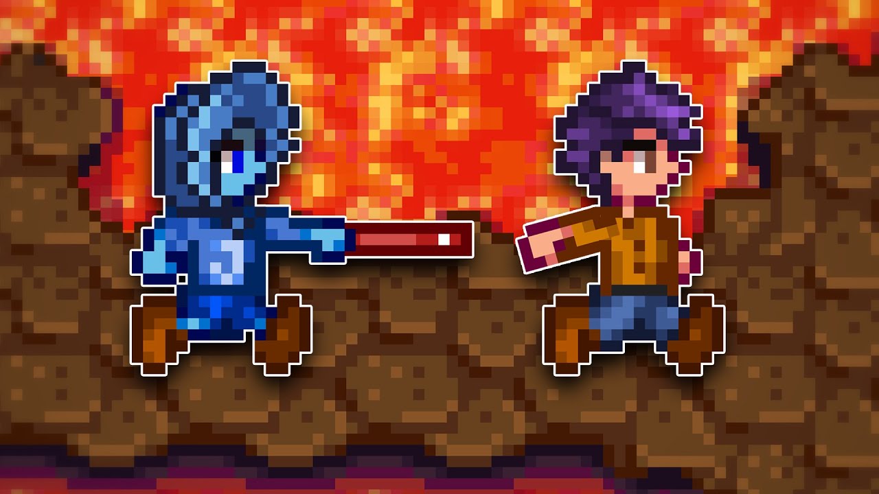 Our Volcano Mine Relay Race was CLOSE - YouTube