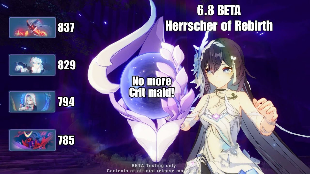 [ 6.8 HI3-BETA ] Herrscher of Rebirth: Support showcase ft. Dreamweaver ...