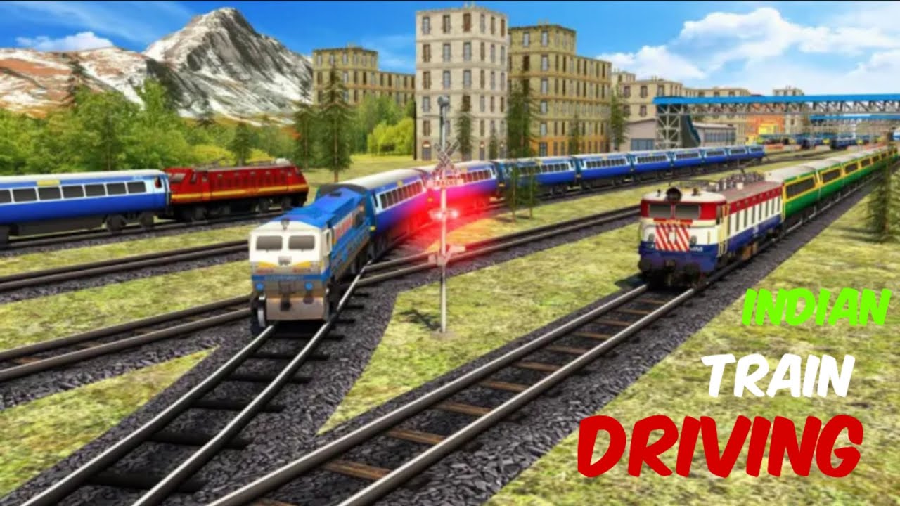 Indian Train Driving Indian railways game 💯 - YouTube