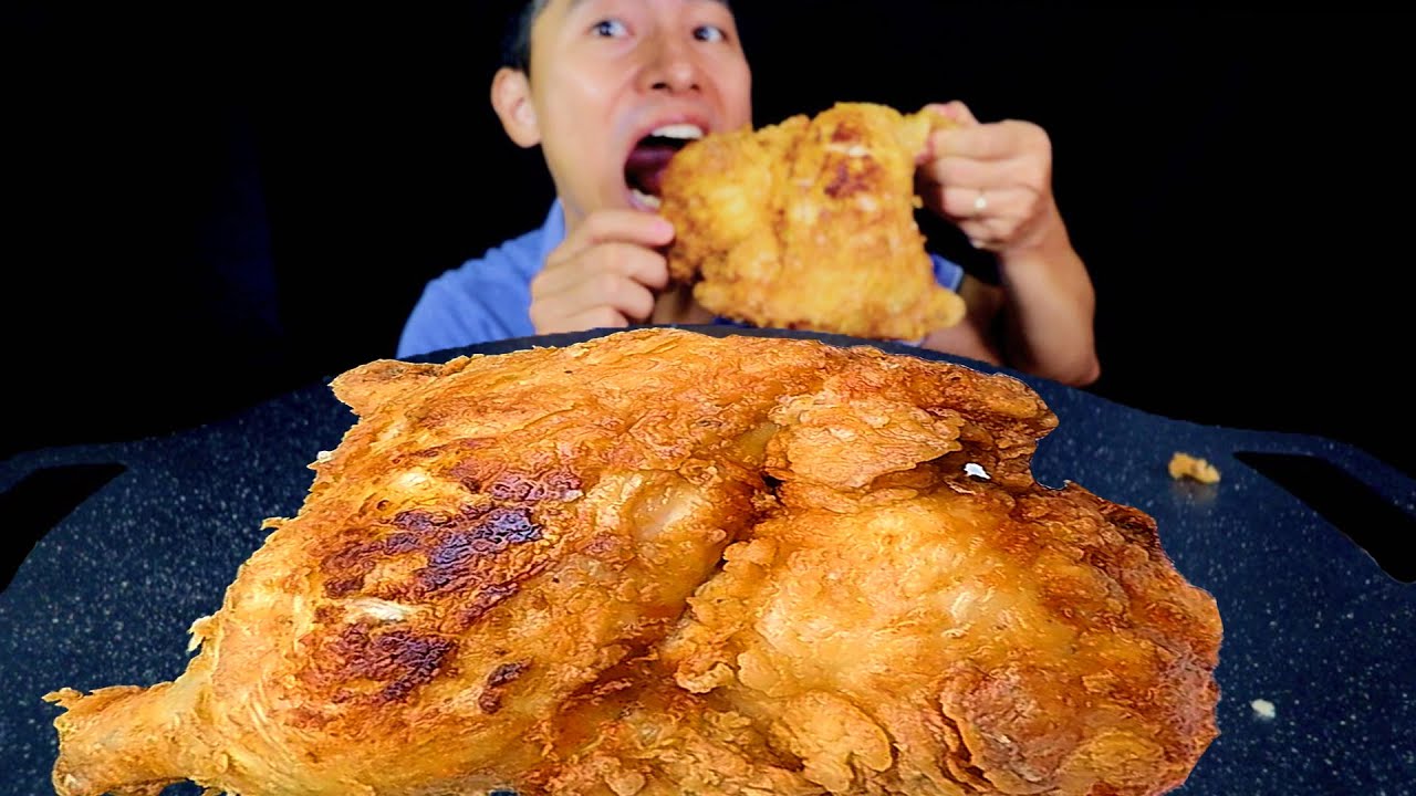 asmr chicken | Eating Sounds - YouTube