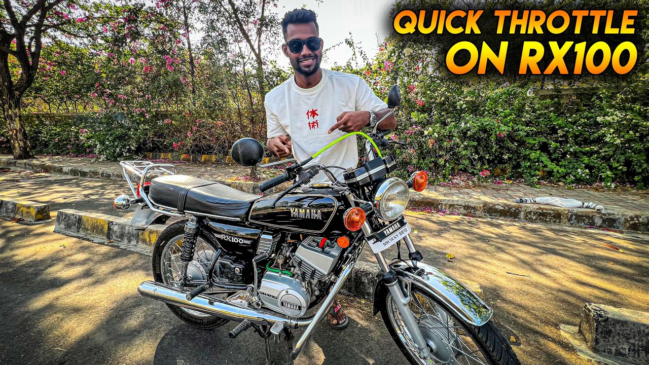 QUICK THROTTLE ON RX100 🔥 MAKES YOUR BIKE FASTER ? - YouTube
