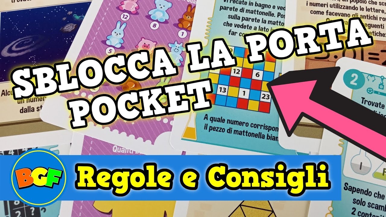 SBLOCCA LA PORTA POCKET | Gioco di Escape Room per Bambini | Tutorial ...