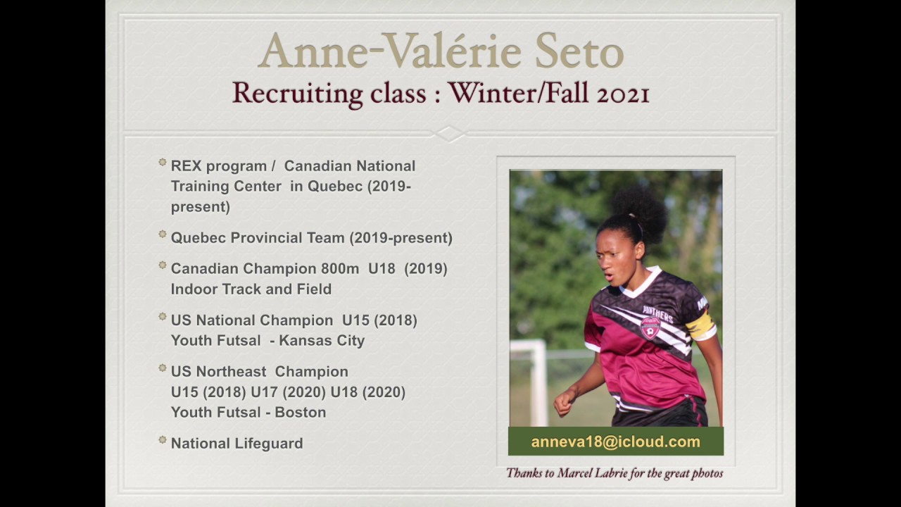 Anne-Valérie Seto - Soccer Highlights - YouTube