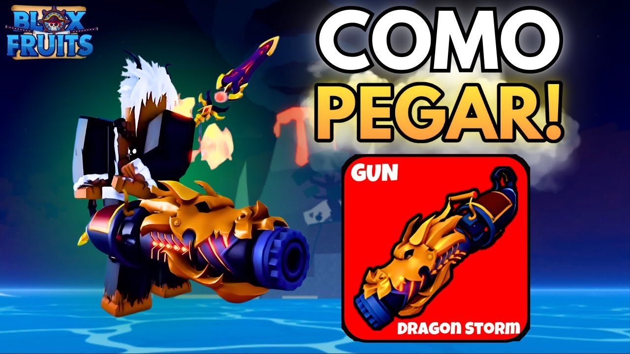 Como Pegar a NOVA ARMA Dragon Storm no Blox Fruits - Guia Completo ...