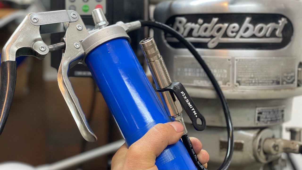 Shop Made Bridgeport Hand Oil Pump/Gun - YouTube