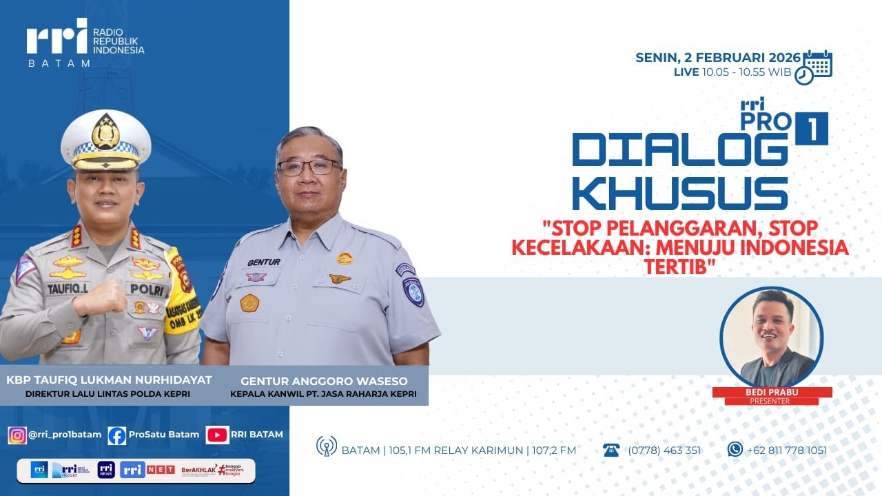 DIALOG KHUSUS RRI PRO 1 BATAM - YouTube
