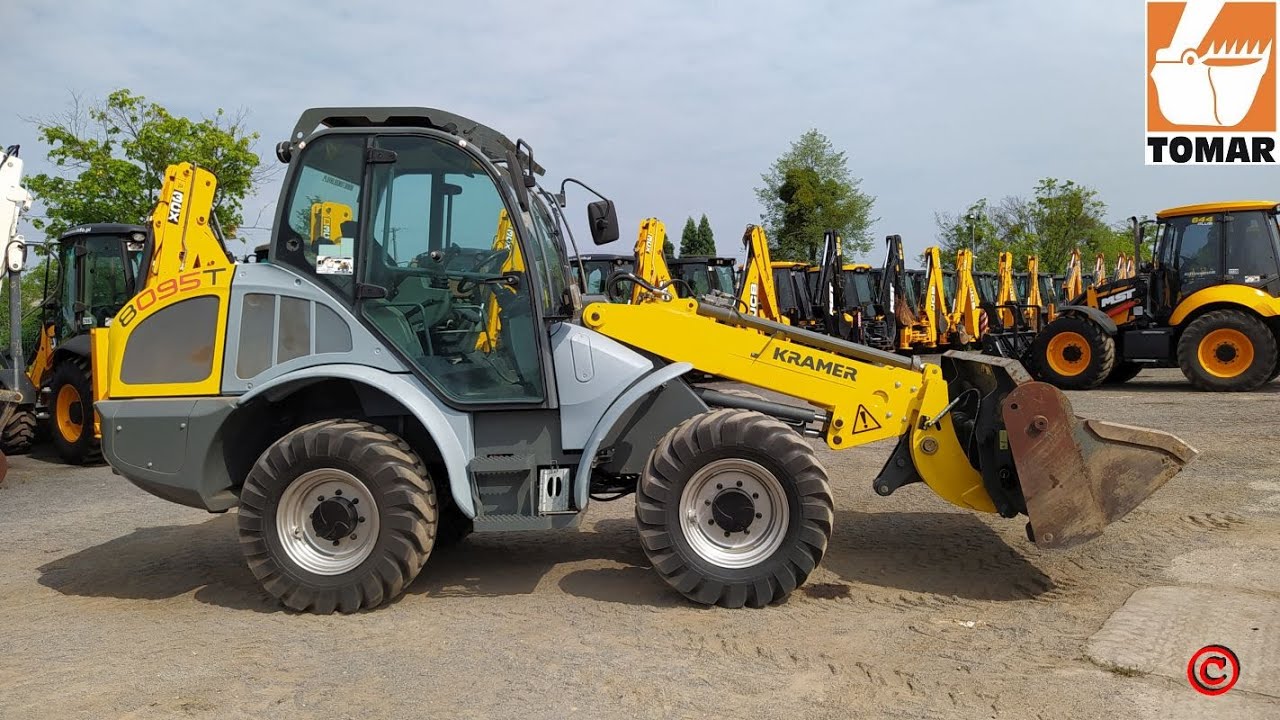 KRAMER 8095T 2016r 0118 tel. +48 575-316-333 wheel loader ładowarka ...