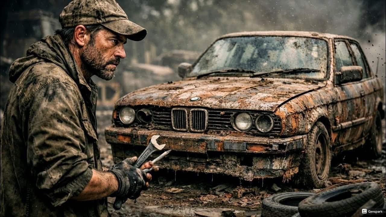 ASMR Car Restoration | Rusty BMW E30 Full Rebuild - YouTube
