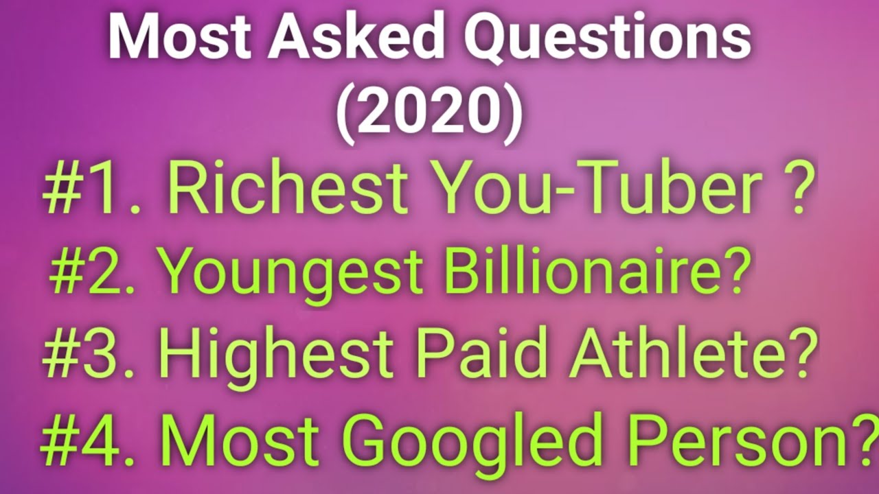 Most Asked Googled Questions Of All Time On The Internet YouTube most-asked-googled-questions-of-all-time-on-the-internet-youtube